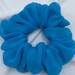Blue Organza Extra Fluffy Scrunchie // Handmade Scrunchie Brown ...