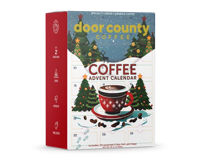 2025 Advent Calendar by Door County Coffee, 24 Days of Unique Coffees ...