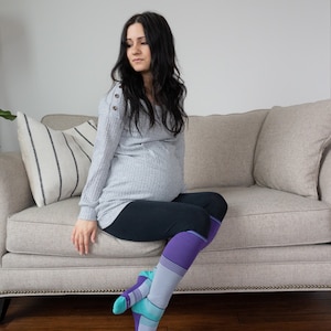 Maternity Compression Socks | Pregnancy Stocking Fit - Reduce Foot/leg ...