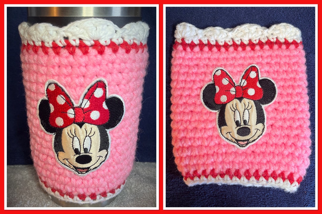 Minnie Mouse Cup Cozy Holder - Etsy
