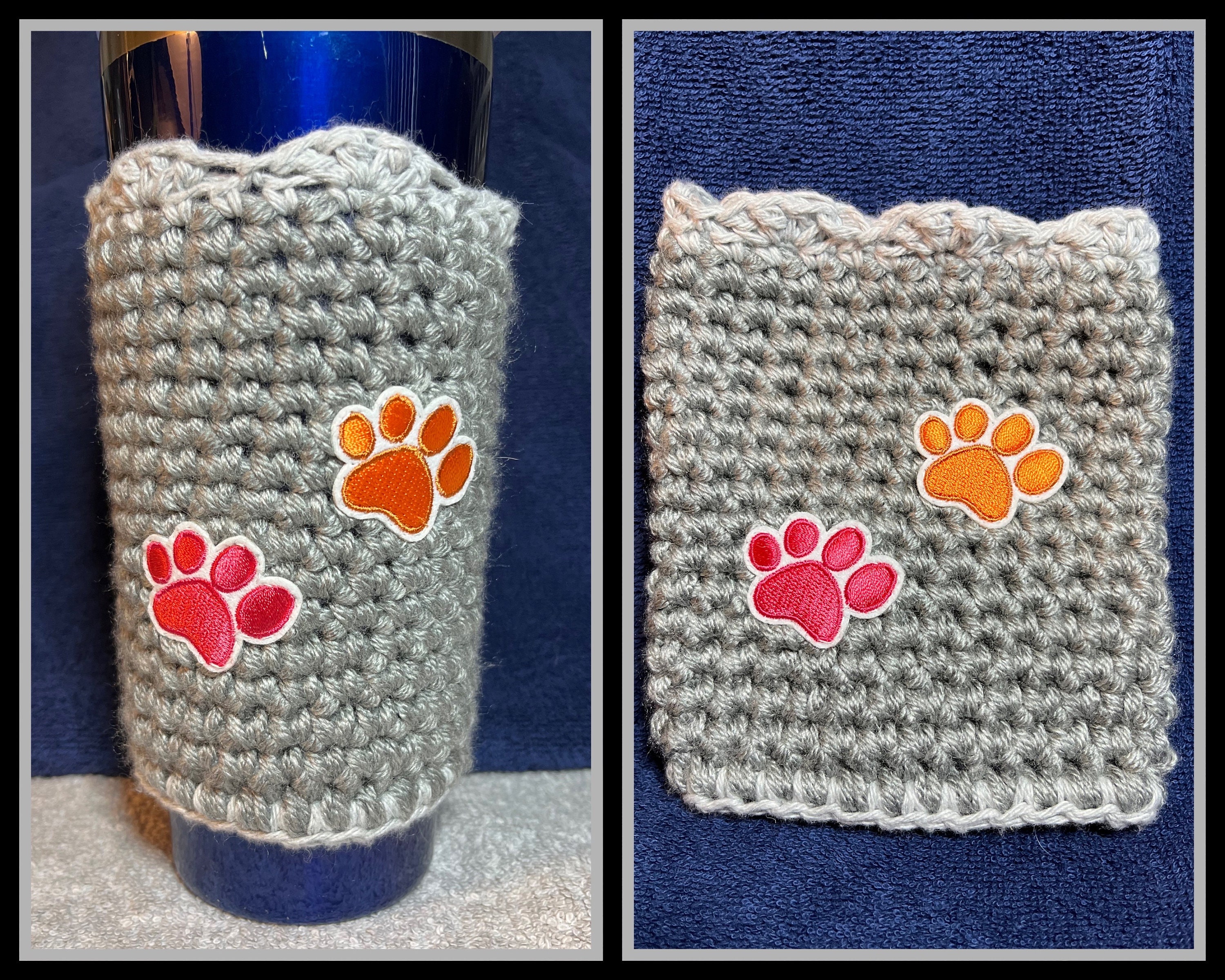 Pet Paws Cup Cozy Holder - Etsy