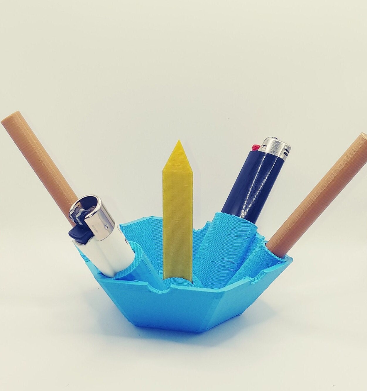 3D Printed All in 1 Ash Tray With Collapsible Glass Cleaning Debowler ...