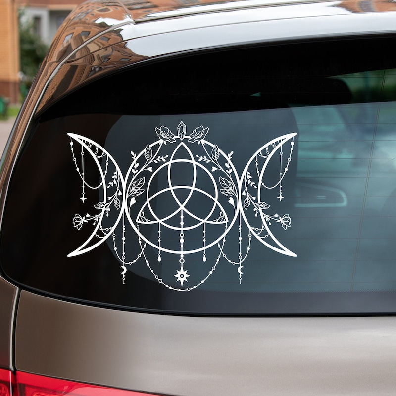 Crescent Moon Decal - Etsy