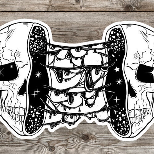 Skull Vinyl Decal/sticker for - Etsy