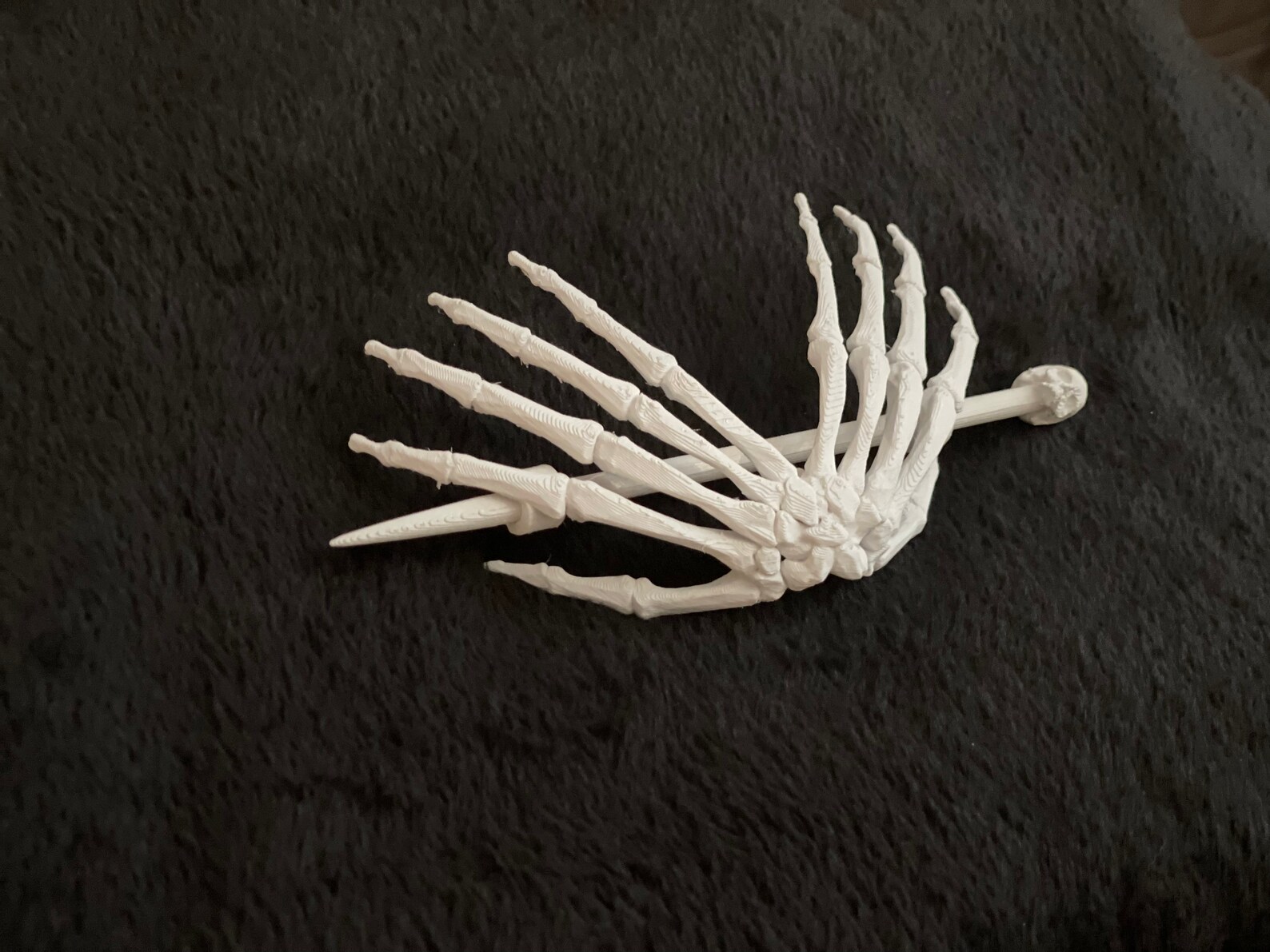 Skeleton Hands Hair Skull Stick Barrette Halloween Costume - Etsy