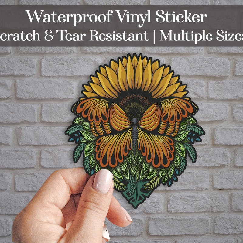 Sunflower Decal - Etsy