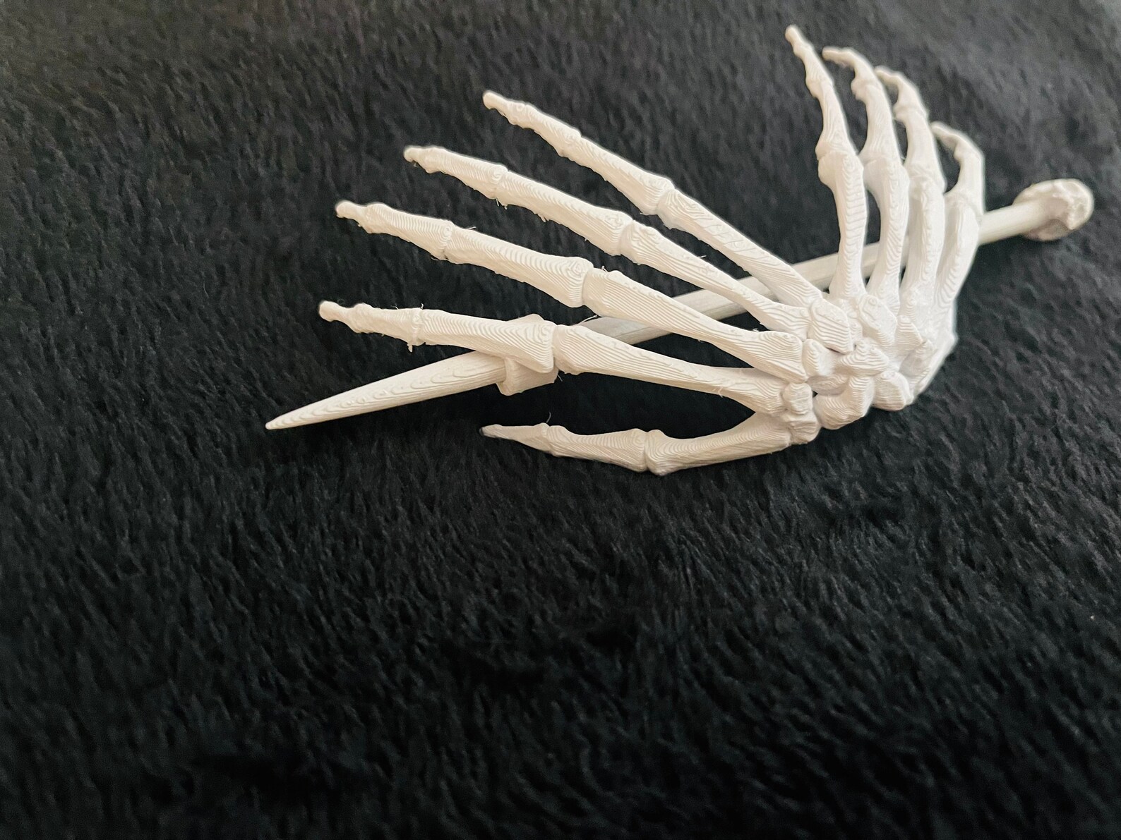 Skeleton Hands Hair Skull Stick Barrette Halloween Costume - Etsy