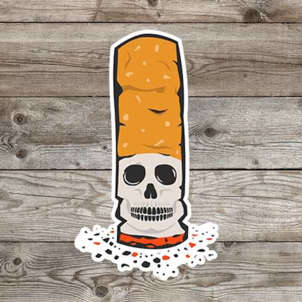 Cigarette Butt Stickers - Etsy