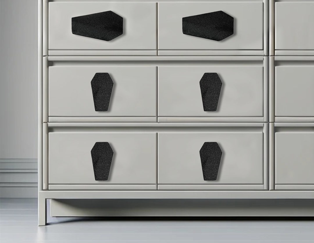 Coffin Drawer Knobs/ Gothic Cabinet Pulls/ Goth Home Decor - Etsy