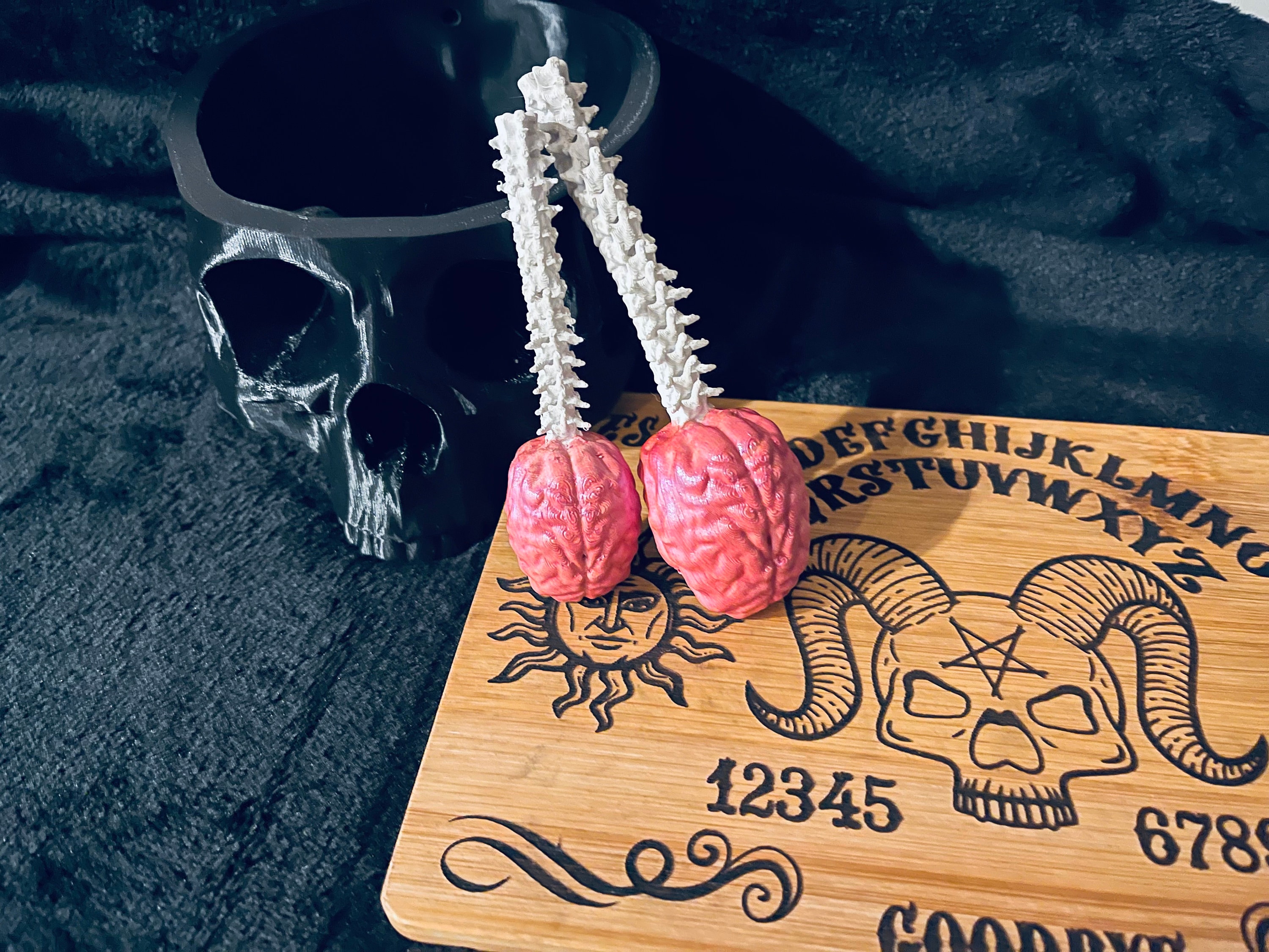 Brain and Spine Herb/dry Goods Scoop Spoon Set Kitchen - Etsy