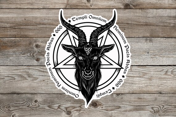 Baphomet Waterproof Vinyl Sticker Decals for Laptop Car | Etsy