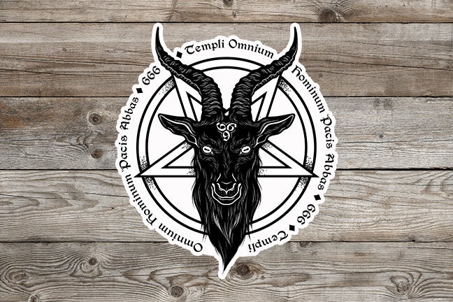 Baphomet Waterproof Vinyl Sticker Decals for Laptop Car - Etsy