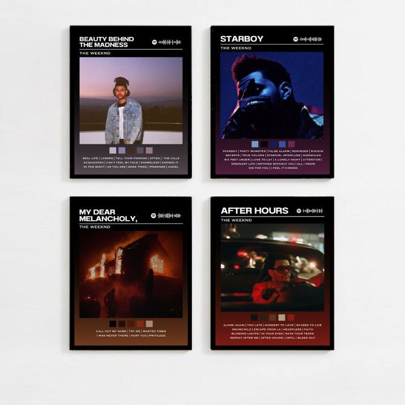 The Weeknd Poster - Etsy