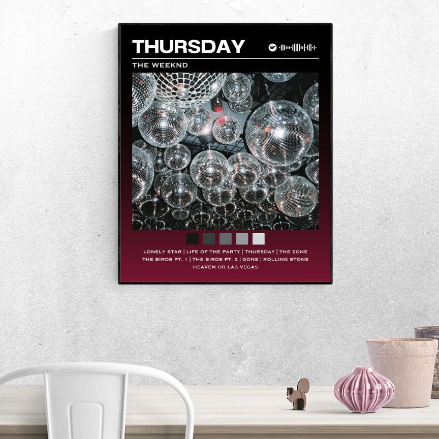 The Weeknd Custom Album Prints of the Trilogy, Kissland, Beauty Behind ...