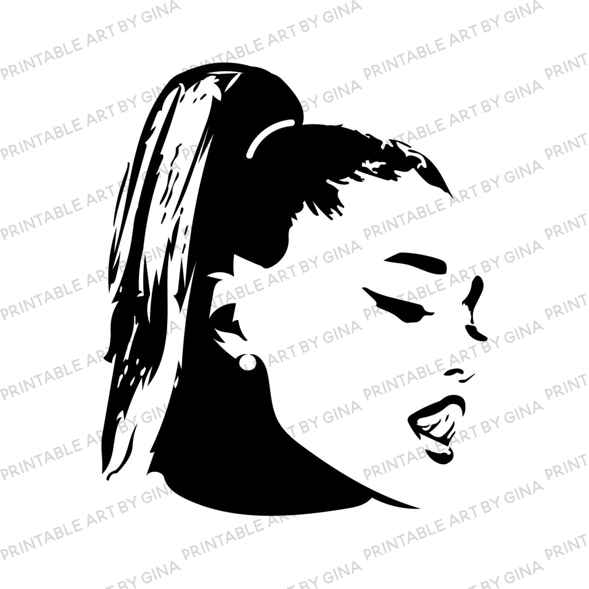 Ariana Grande Instant Download Vector Clipart Cricut File | Etsy