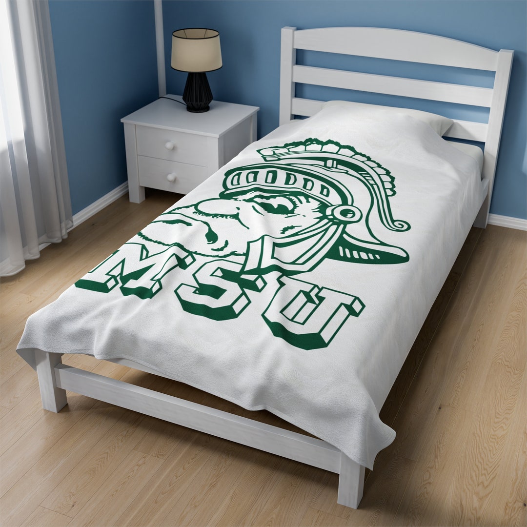 Michigan State Sparty Plush Blanket - Etsy