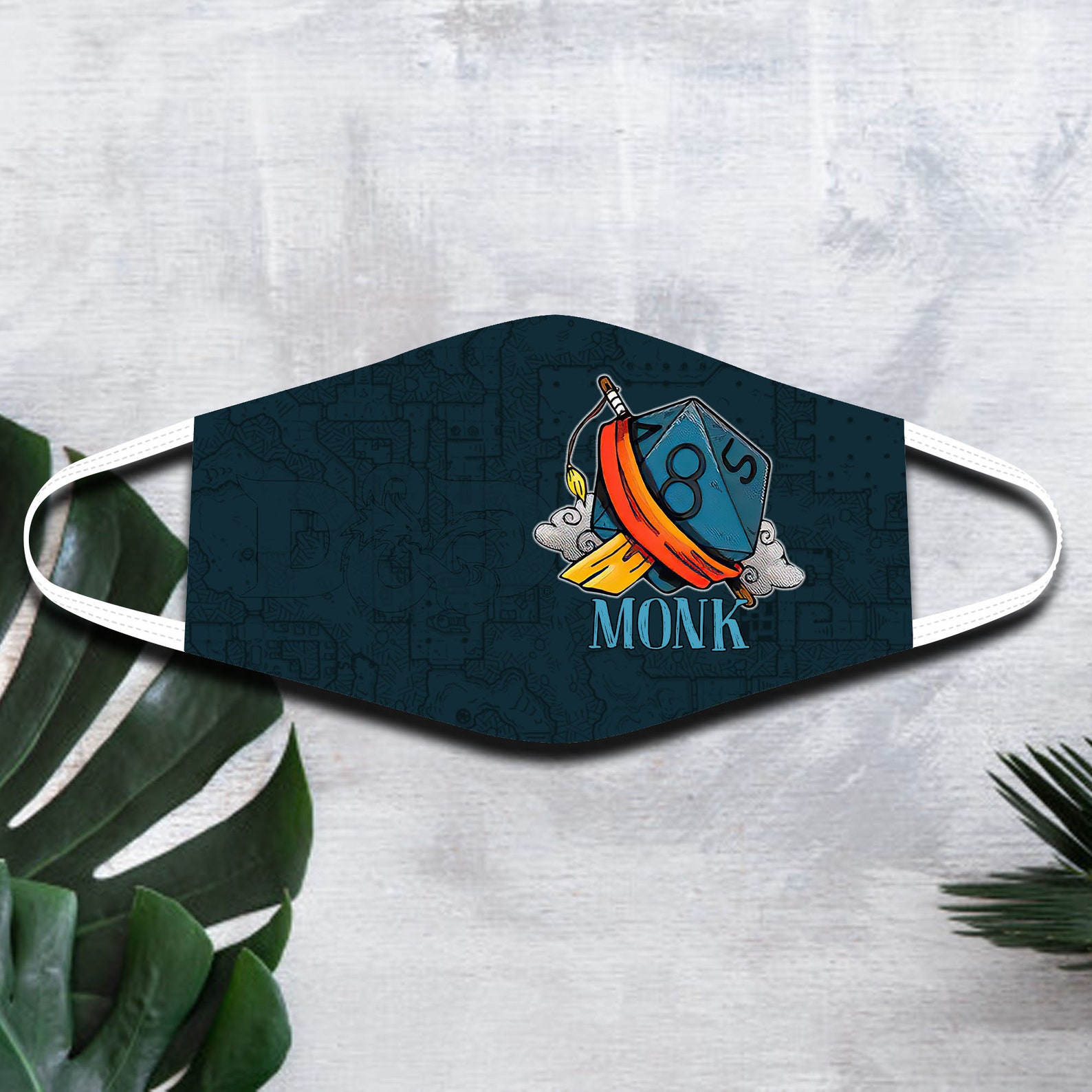 Monk Cloth Face Mask Adult Size Facemask | Etsy