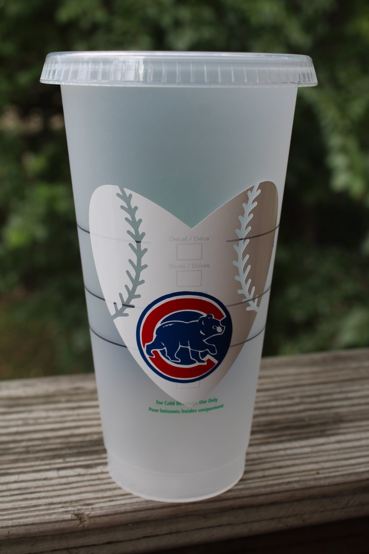 Chicago Cubs Starbucks Cold Cup / Cubs Starbucks Tumbler / | Etsy