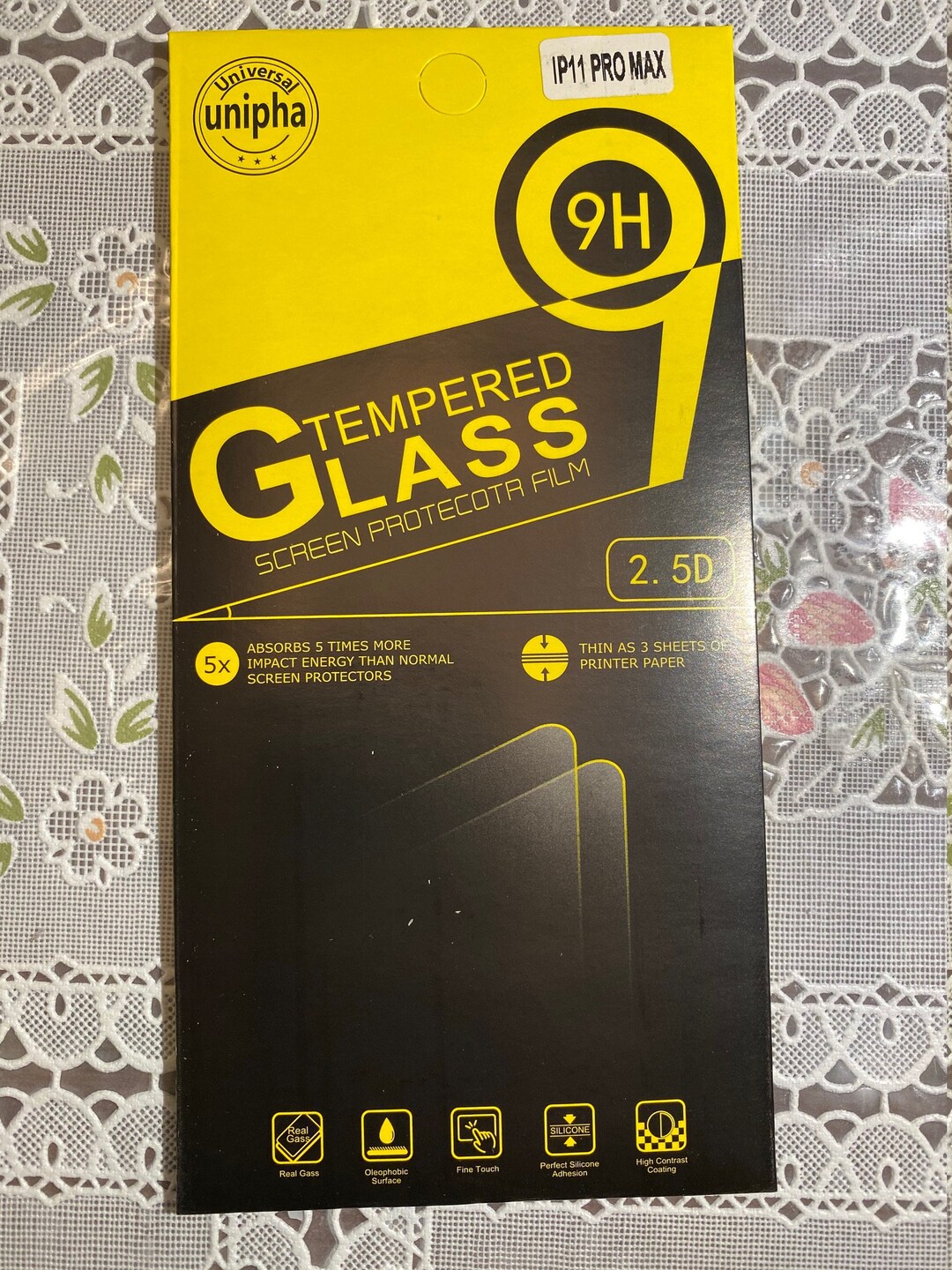 Unipha Tempered Glass Screen Protector 9H iPhone 11 Pro Max - Etsy