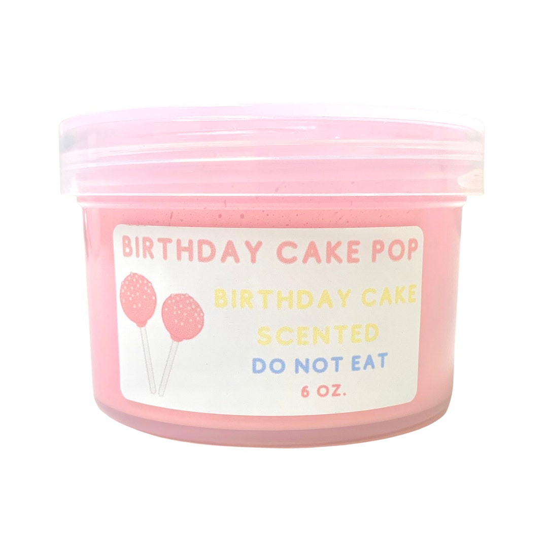 D.I.Y Birthday Cake Pop Slime- Butter Slime-scented Slime-best Selling ...