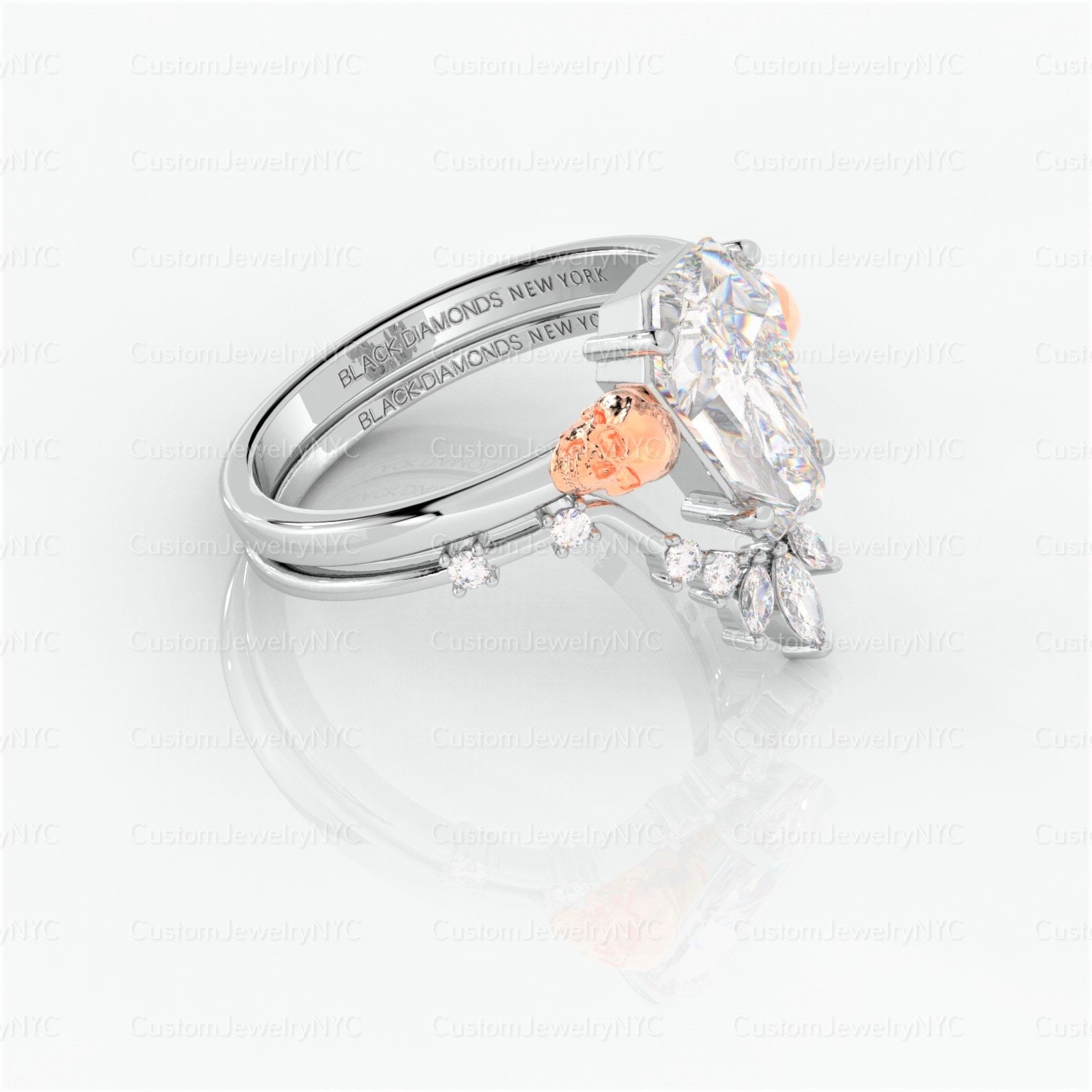 True Love Rings/gothic Engagement Rings/punk Wedding | Etsy