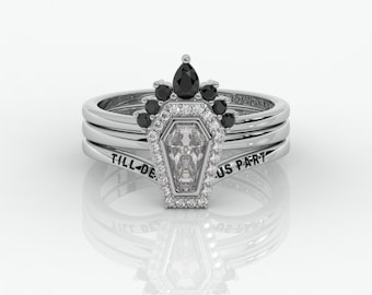 Gothic Wedding Rings - Etsy