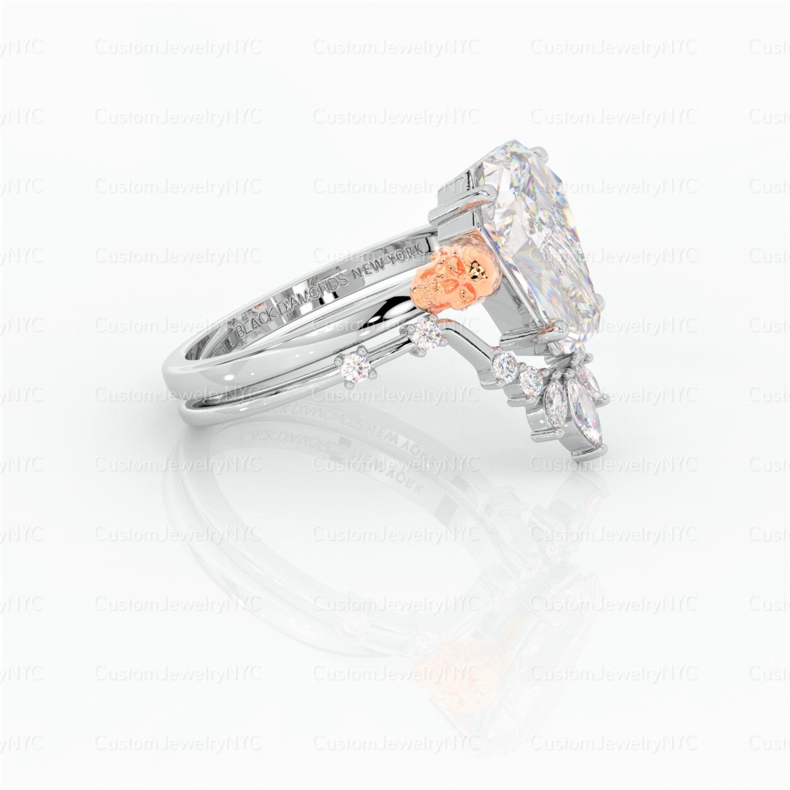 True Love Rings/gothic Engagement Rings/punk Wedding | Etsy