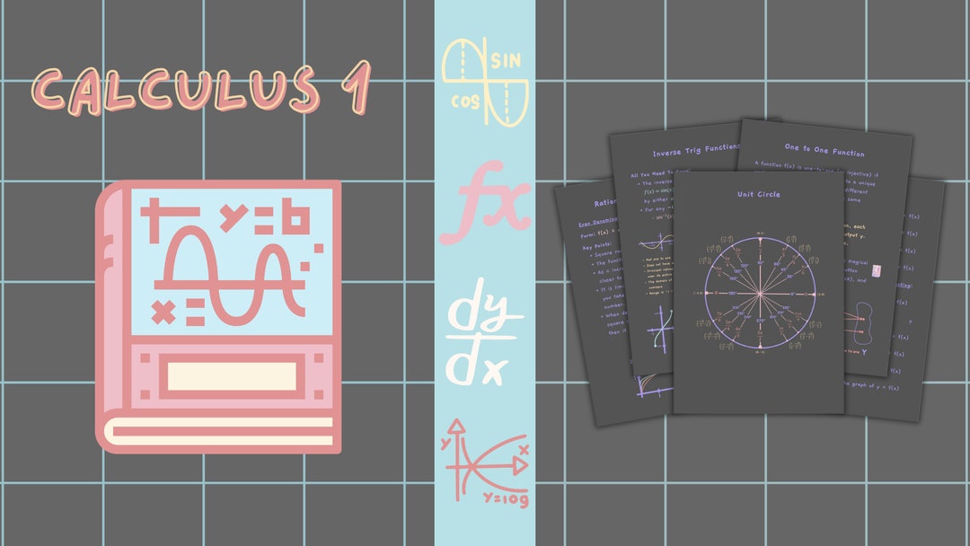 Calculus 1: Functions Simplified - Learn, Apply, Master - Etsy