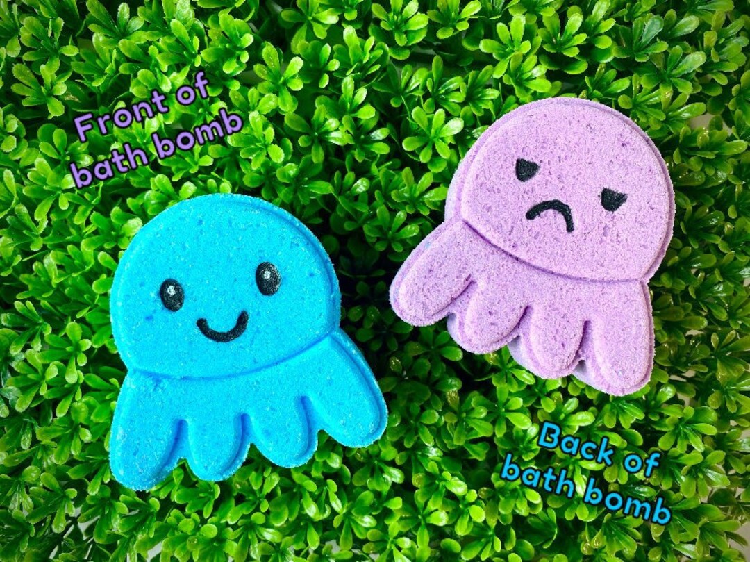 Moody Octopus Bath Bomb Pick Your Color & Scent Kid - Etsy