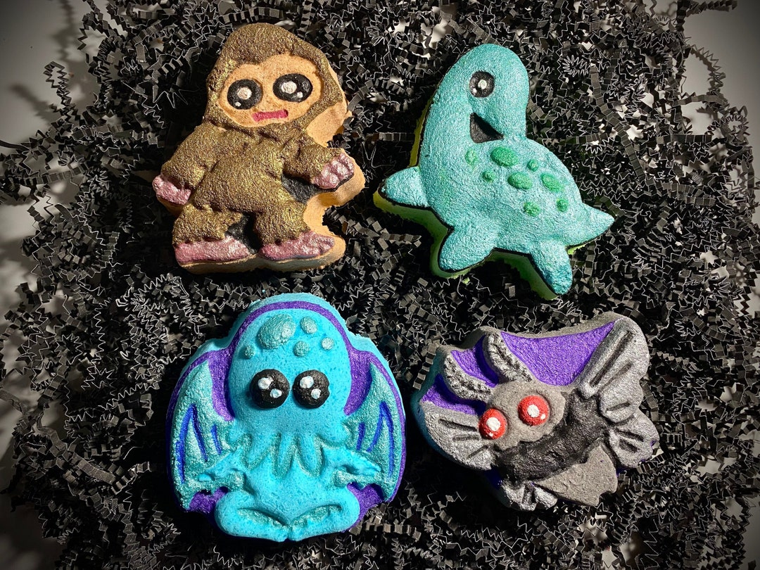 Cute Cryptids Bath Bomb Set | Pick Your Scent! | Kid Friendly | Vegan ...