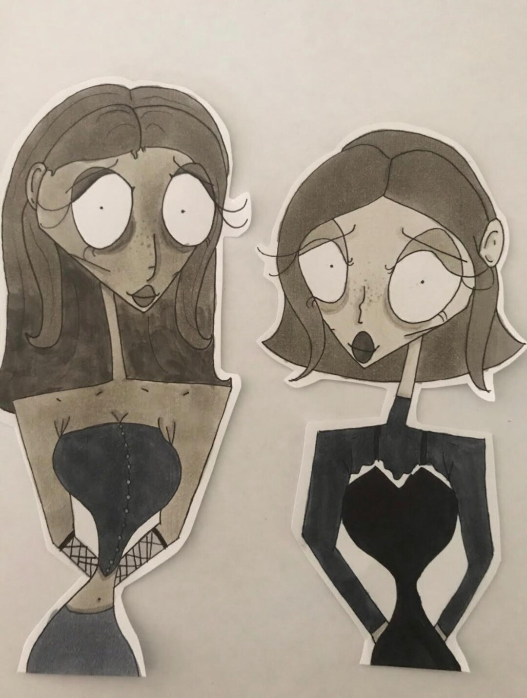 Tim Burton Custom Portrait (multiple People) - Etsy