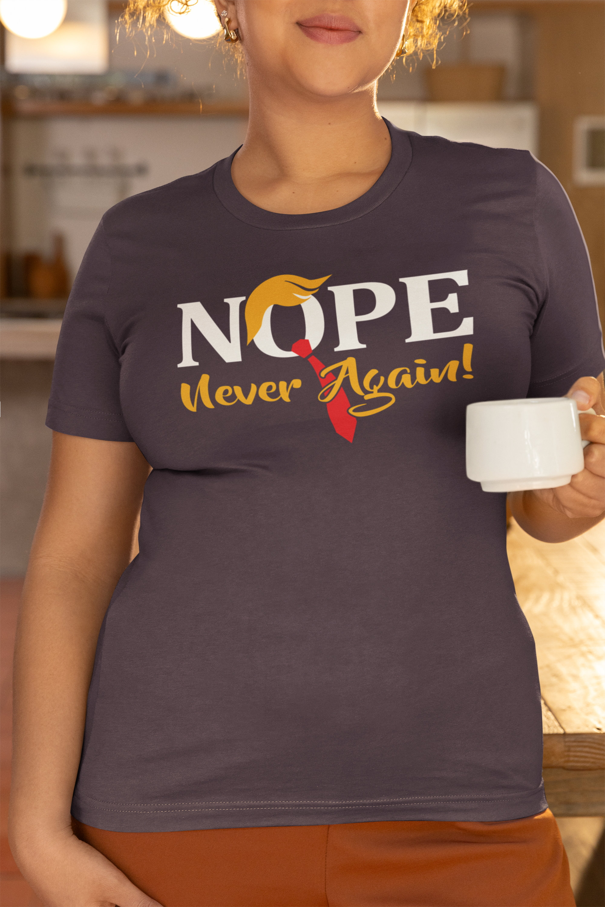 Trump Nope Never Again. Anti-trump SVG + Layered Cut File for Cricut ...
