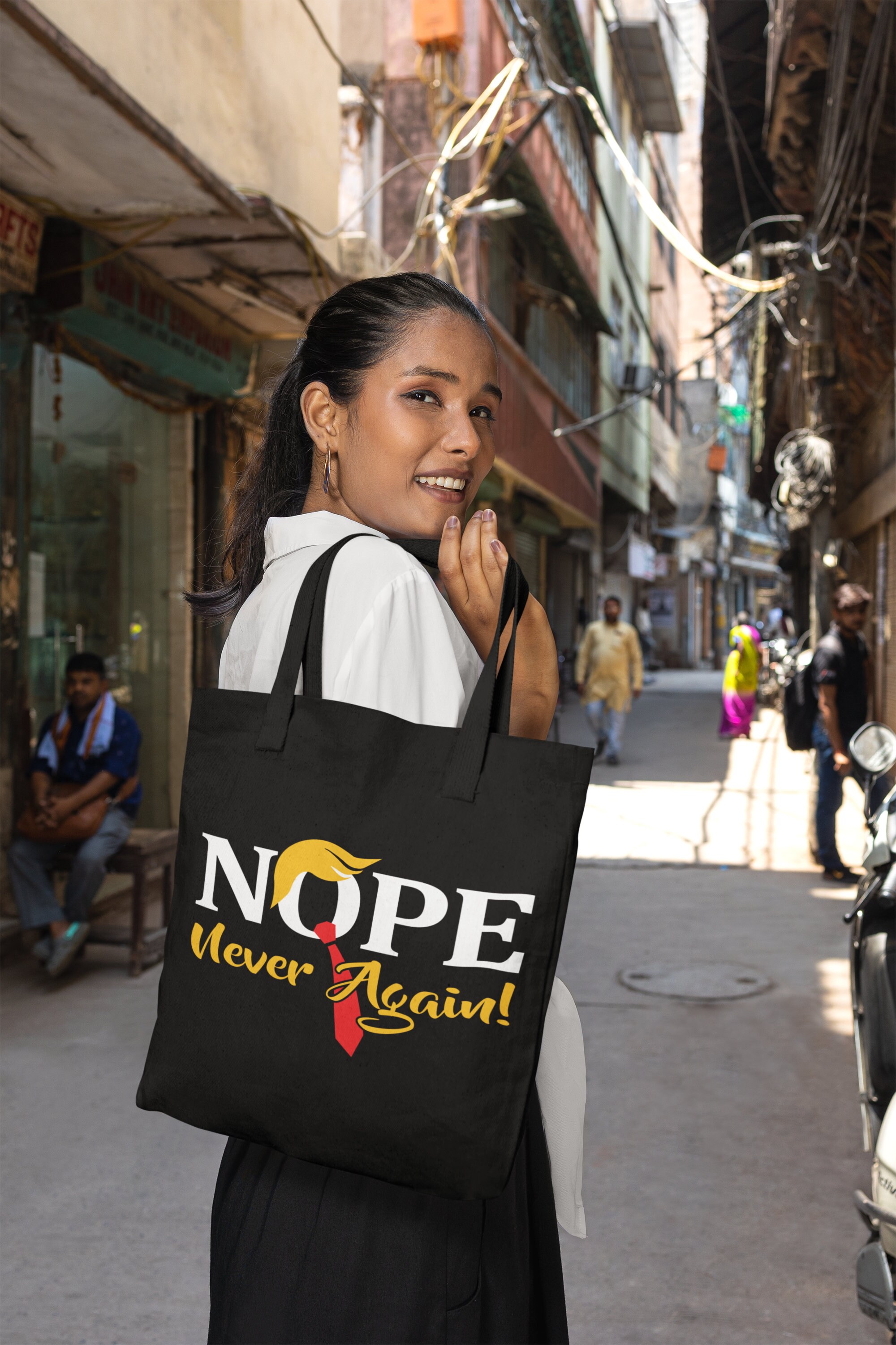 Trump Nope Never Again. Anti-trump SVG + Layered Cut File for Cricut ...