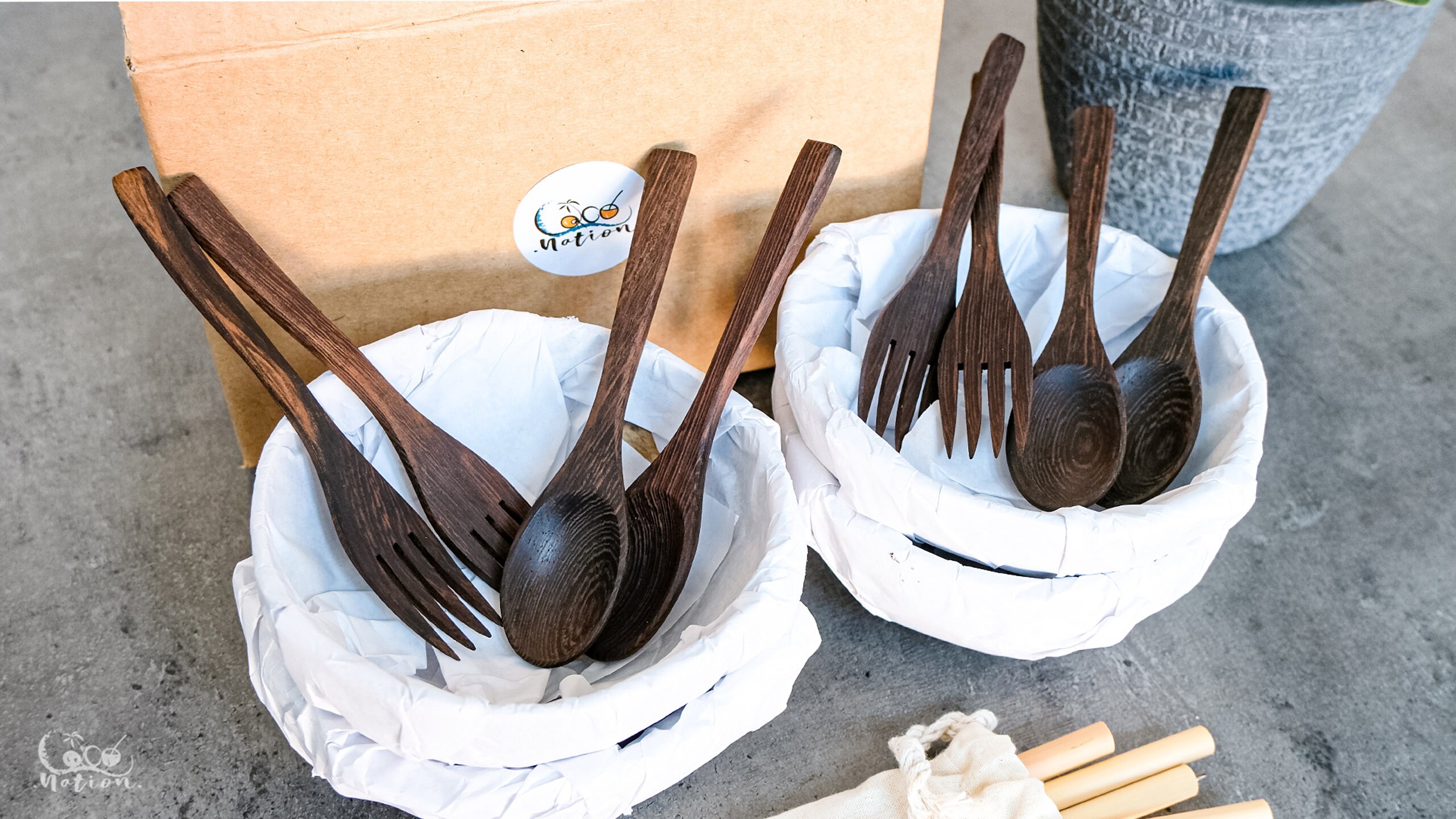Hand Carved Coconut Bowls Boho Buddha Bowl Coconut Cutlery - Etsy