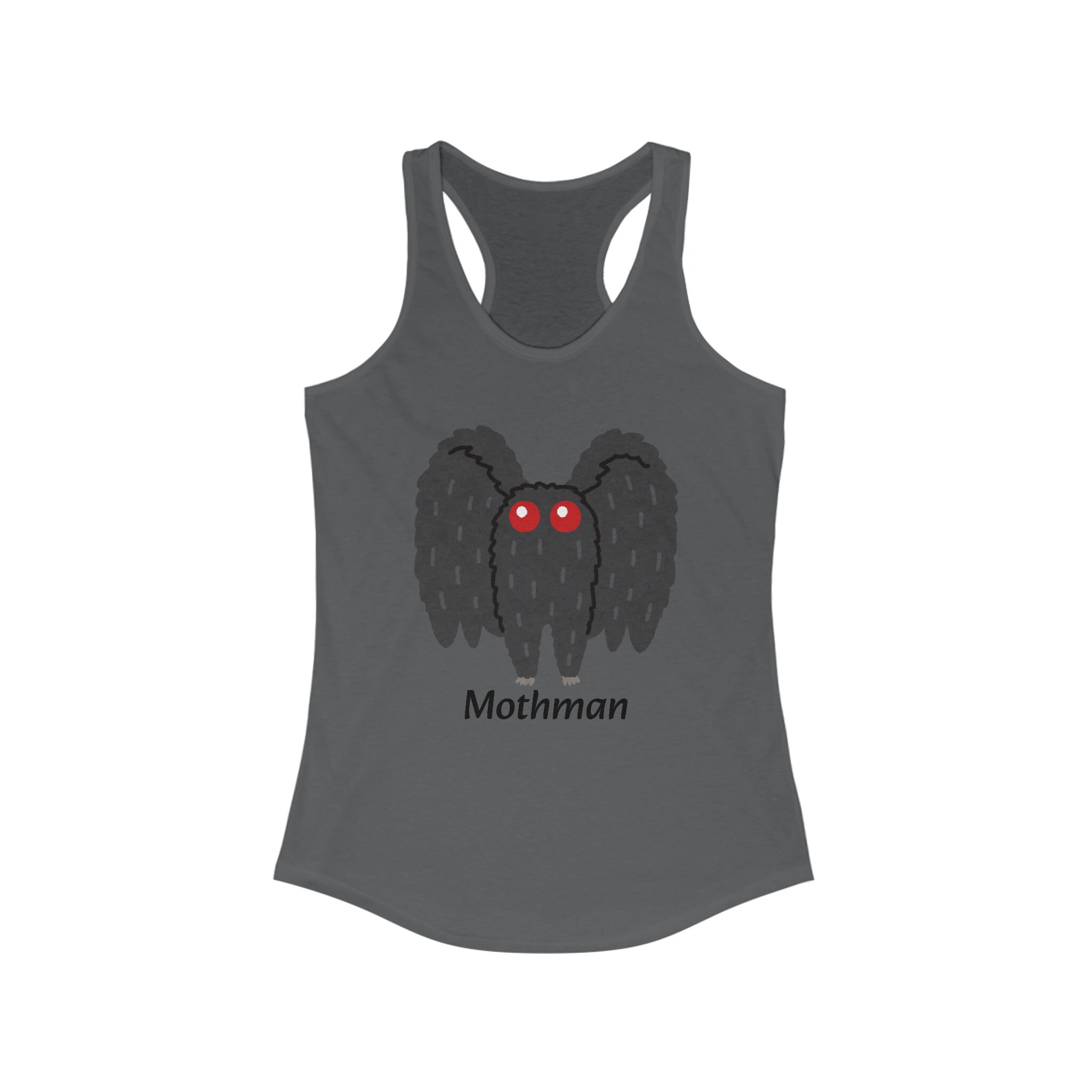 Mothman; Cryptids; Cartoon Cryptids; Paranormal; Women's Racerback Tank ...