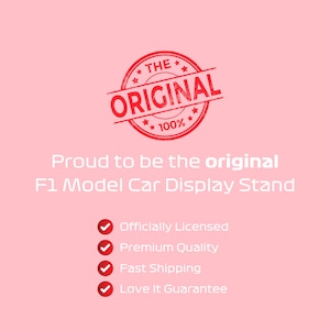 F1 Gift, Formula 1 1:24 Diecast Model Car on Display Stand - Etsy