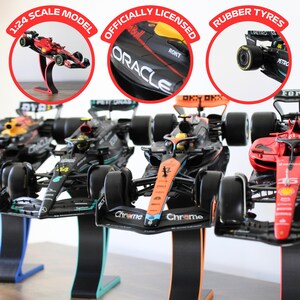 F1 Gift, Formula 1 1:24 Diecast Model Car on Display Stand - Etsy