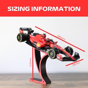F1 Gift, Formula 1 1:24 Diecast Model Car on Display Stand - Etsy