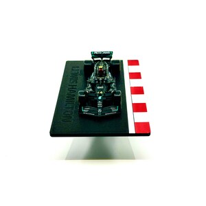 Lewis Hamilton F1 1:43 Mercedes Diecast Model Car on Formula 1 Track ...