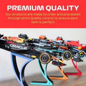 F1 Gift, Formula 1 1:24 Diecast Model Car on Display Stand - Etsy