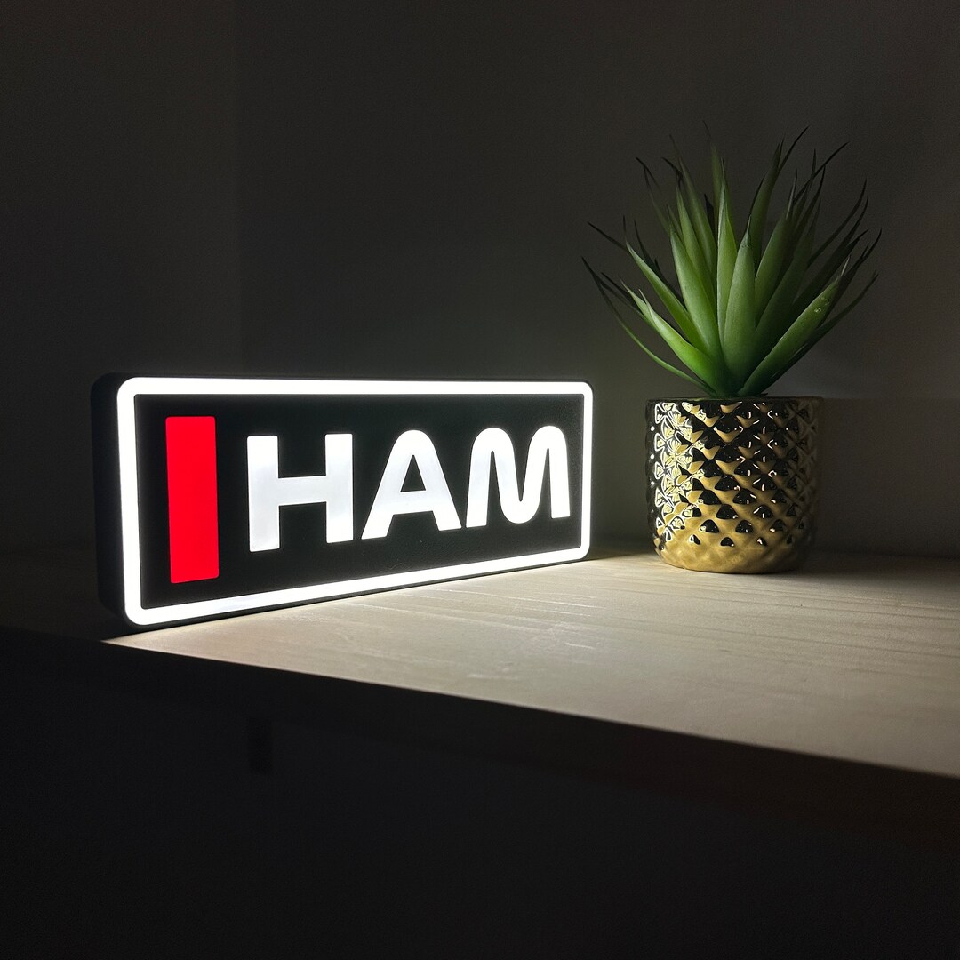 Lewis Hamilton (ferrari F1) Name Abbreviation With LED Lighting ...