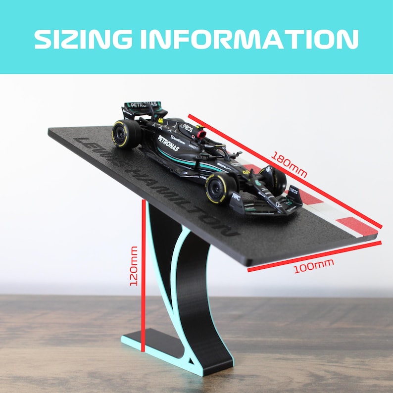 Lewis Hamilton F1 1:43 Mercedes Diecast Model Car on Elegant Formula 1 ...