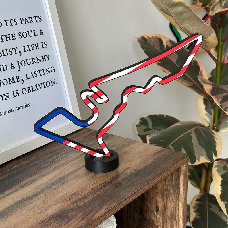 F1 Track - Circuit of the Americas (COTA) F1 Track Art - the Perfect ...