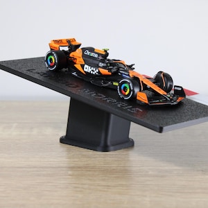 F1 Gift, Formula 1 1:43 Diecast Model Car on Track Display Stand - Etsy