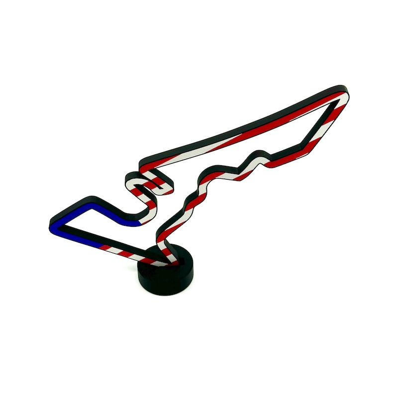 F1 Track - Circuit of the Americas (COTA) F1 Track Art - the Perfect ...