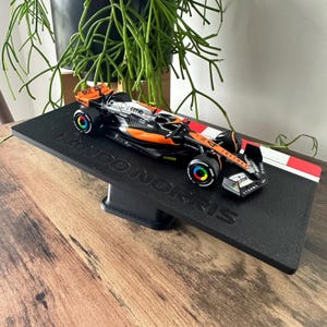 F1 Gift, Formula 1 1:43 Diecast Model Car on Track Display Stand - Etsy