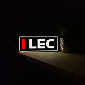 Charles Leclerc (ferrari F1) Name Abbreviation F1 Light With LED ...