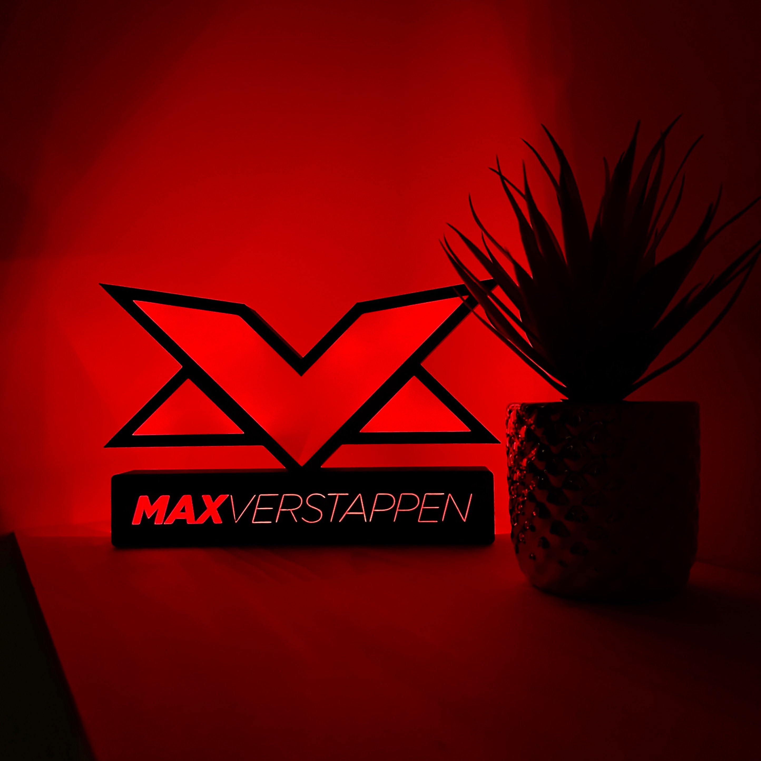 Max Verstappen Logo With LED Lighting Formula 1 F1 Racing - Etsy