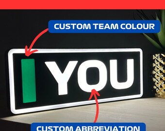 Formula 1 LED Sign Display Shelf - Etsy