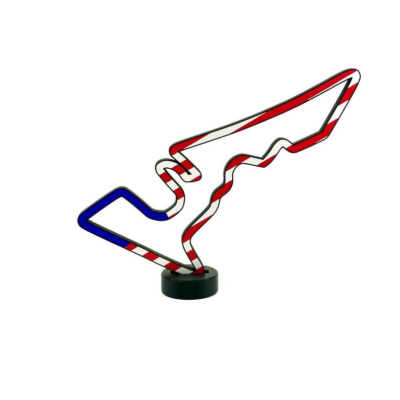 F1 Track - Circuit of the Americas (COTA) F1 Track Art - the Perfect ...